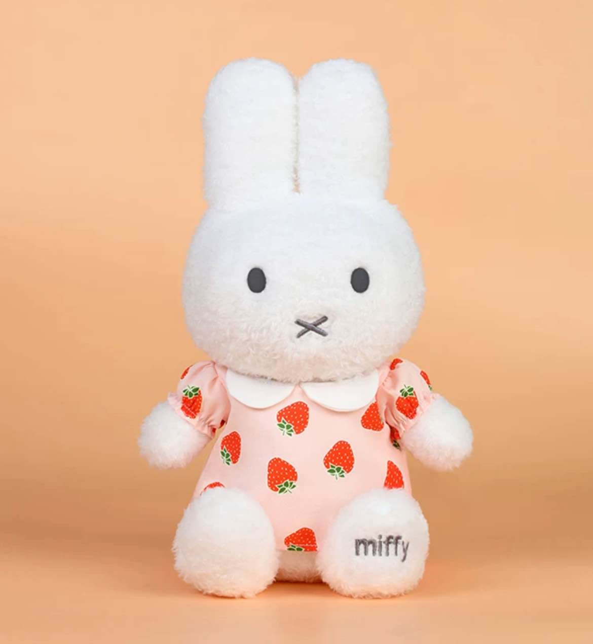 Miffy Sitting Plushie | White | Pink | Strawberry – SugarMilkAngel
